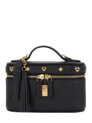 Mcm Vanity Bag "pina - Black