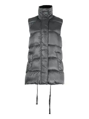 Max Mara High-neck Quilted Gilet - Gray