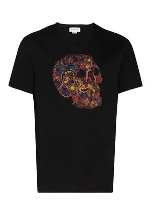 Alexander McQueen Skull Printed T-shirt - Black