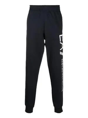 EA7 Logo-print Joggers - Black