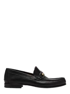 FERRAGAMO Studded Business Casual Shoes - Black