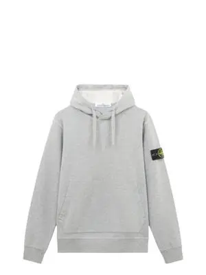 Stone Island Compass Badge Hoodie - Grey