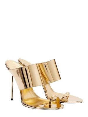 Paris Texas Lidia 105 Patent Leather Mules - Nude