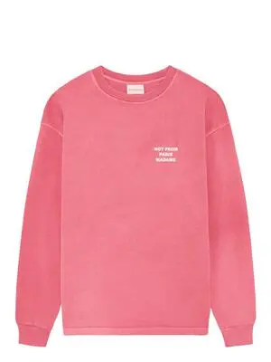 DROLE DE MONSIEUR Drôle De Monsieur Slogan Printed Long-Sleeved T-Shirt