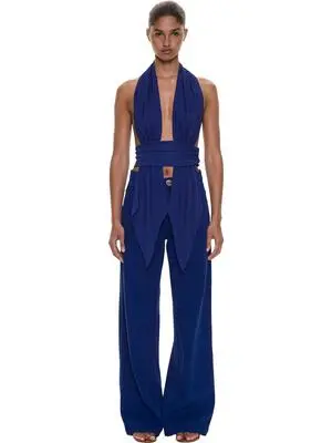 Christopher Esber Relaxed Wide-leg Denim Jeans - Blue