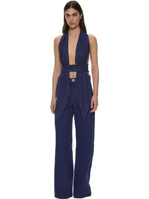 Christopher Esber Relaxed Wide-leg Denim Jeans - Blue