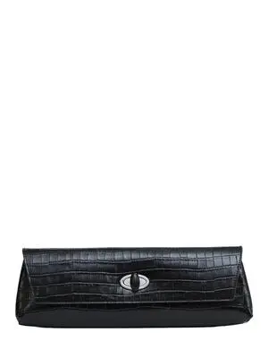 Christopher Esber CHRISTOPHER ESBER Buki Embossed Clutch Black
