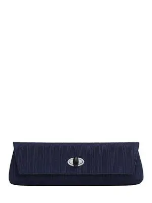 Christopher Esber CHRISTOPHER ESBER Buki Moire Clutch Blue