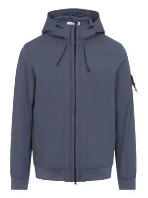 Stone Island Long-sleeved Zip-up Jacket - Gray