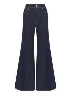 Zimmermann High-waisted Flared Jeans - Black