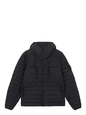 Stone Island Quilted Down Jacket - Black