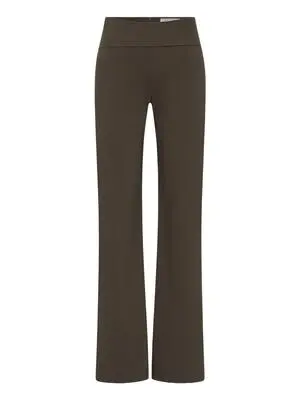 ST. AGNI Low-rise Casual Pants - Brown