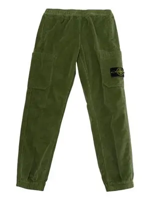 Stone Island Elastic Waist Corduroy Trousers - Sage