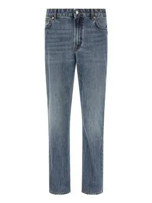 DEPARTMENT 5 Regular-fit Jeans With Lived-in Details - Blue