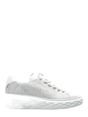 JIMMY CHOO Lace-up Sneakers - White
