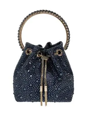 JIMMY CHOO Drawstring Tote Bag - Black