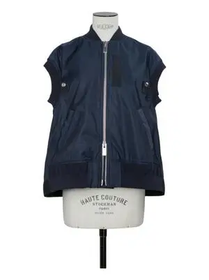 Sacai Nylon Twill Vest - Navy