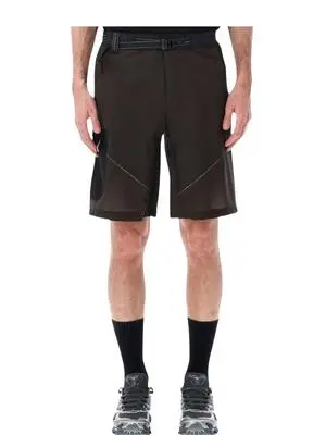 AND WANDER Breath Rip Mesh Pocket Shorts - Black