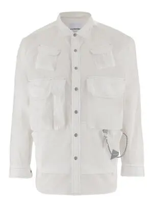 AND WANDER Multi-pocket Shirt No