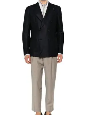 Tagliatore Double-breasted Blazer - Black