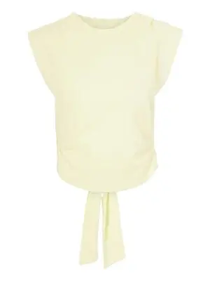 SIR. Sleeveless Vest With Adjustable Waist - Yellow