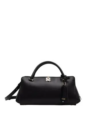 Guess Audrey Small Satchel Bag - Black