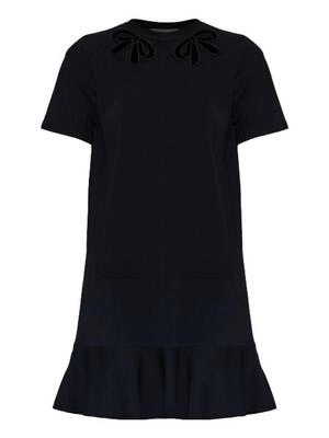 VALENTINO Valentino Short-Sleeved Dress With Bow Details
