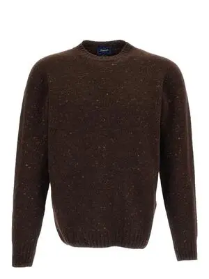 DRUMOHR Long-sleeved Crewneck Sweater - Black
