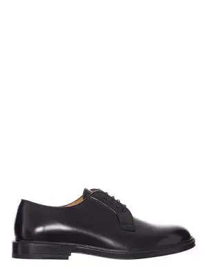 HENDERSON BARACCO Round-toe Lace-up Dress Shoes - Black