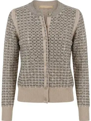 ERMANNO SCERVINO Ermanno Scervino Embellished Long-Sleeve Cardigan
