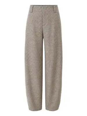 Closed Barlie Checked Wide-leg Trousers - No