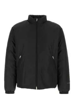 JIL SANDER Long-sleeve Stand-collar Down Jacket - Black