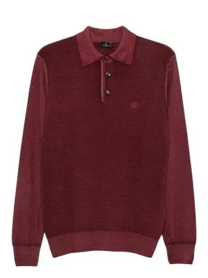 Etro Embroidered-logo Sweater - Brown