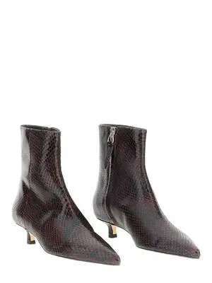 AeydĒ Pointed-toe Ankle Boots - Black