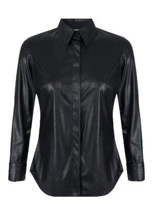 Elisabetta Franchi Shirt With Jewel Logo Detail - Black