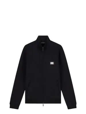 EMPORIO ARMANI Emporio Armani Modal Jersey Full-Zip Sweatshirt With Logo Plaque