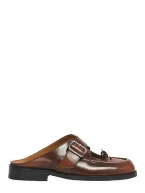 Marni Bambi Buckle Sabots - Brown