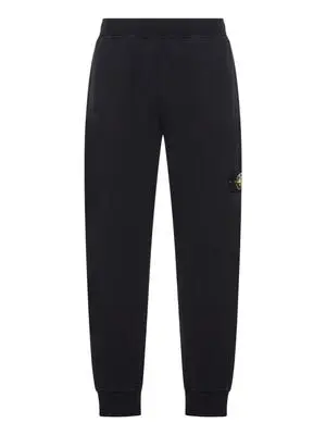 Stone Island Elastic-waist Athletic Pants - Black