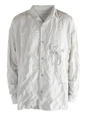 AND WANDER Pleated Shirt - White
