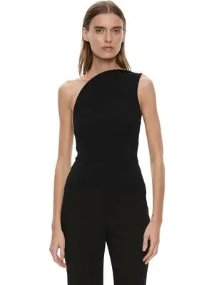 CHRISTOPHER ESBER CHRISTOPHER ESBER Concave Wired One-Shoulder Top