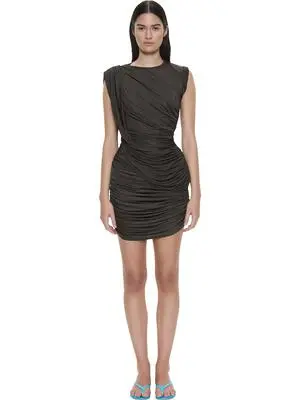 Christopher Esber Verve Twisted Tank Mini Dress - Brown