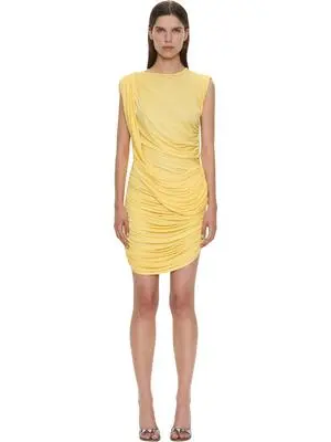 Christopher Esber Verve Twisted Tank Mini Dress - Soleil