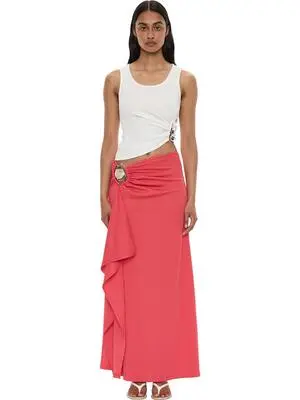 Christopher Esber CHRISTOPHER ESBER Occhio Crystal Cascade Skirt Pink