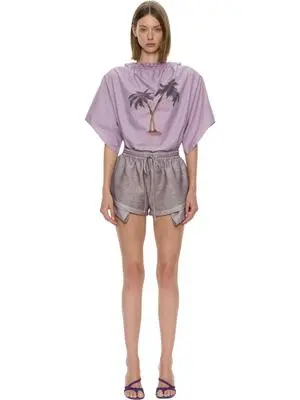 Christopher Esber Archie Runner Short - Purple