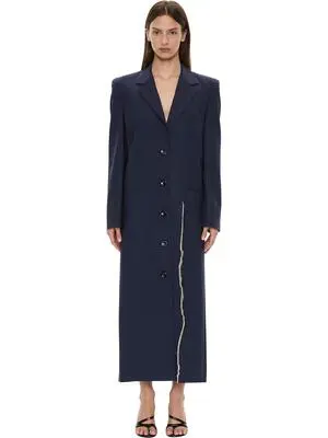 Christopher Esber Torrent Tailored Coat - Blue