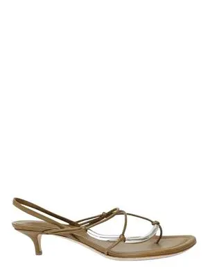 Christopher Esber Molten Strappy Heels - Brown