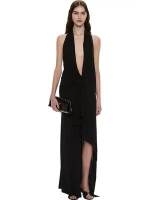 Christopher Esber Spire Cascade Gown - Black