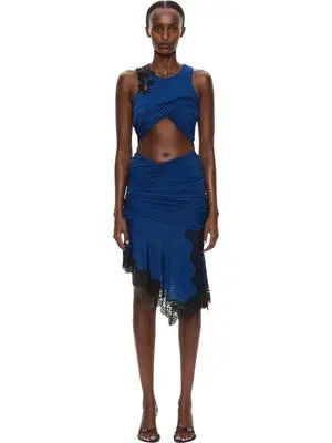 Christopher Esber CHRISTOPHER ESBER Incline Gathered Skirt Black