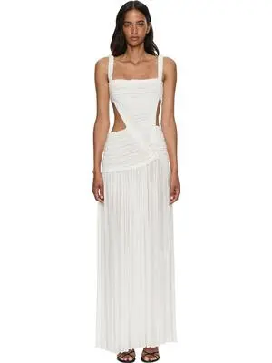 Christopher Esber Orion Separation Gown - White