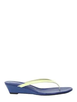 Christopher Esber Scala Wedge Flip Flops - Blue